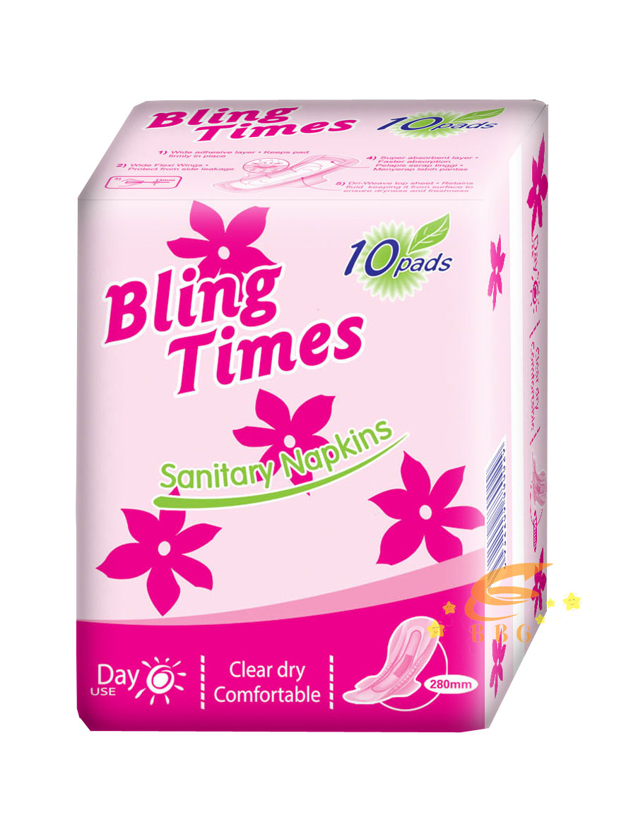 BBG-Bling times day use 10pcs sanitary napin|Bling Times|baby diaper ...